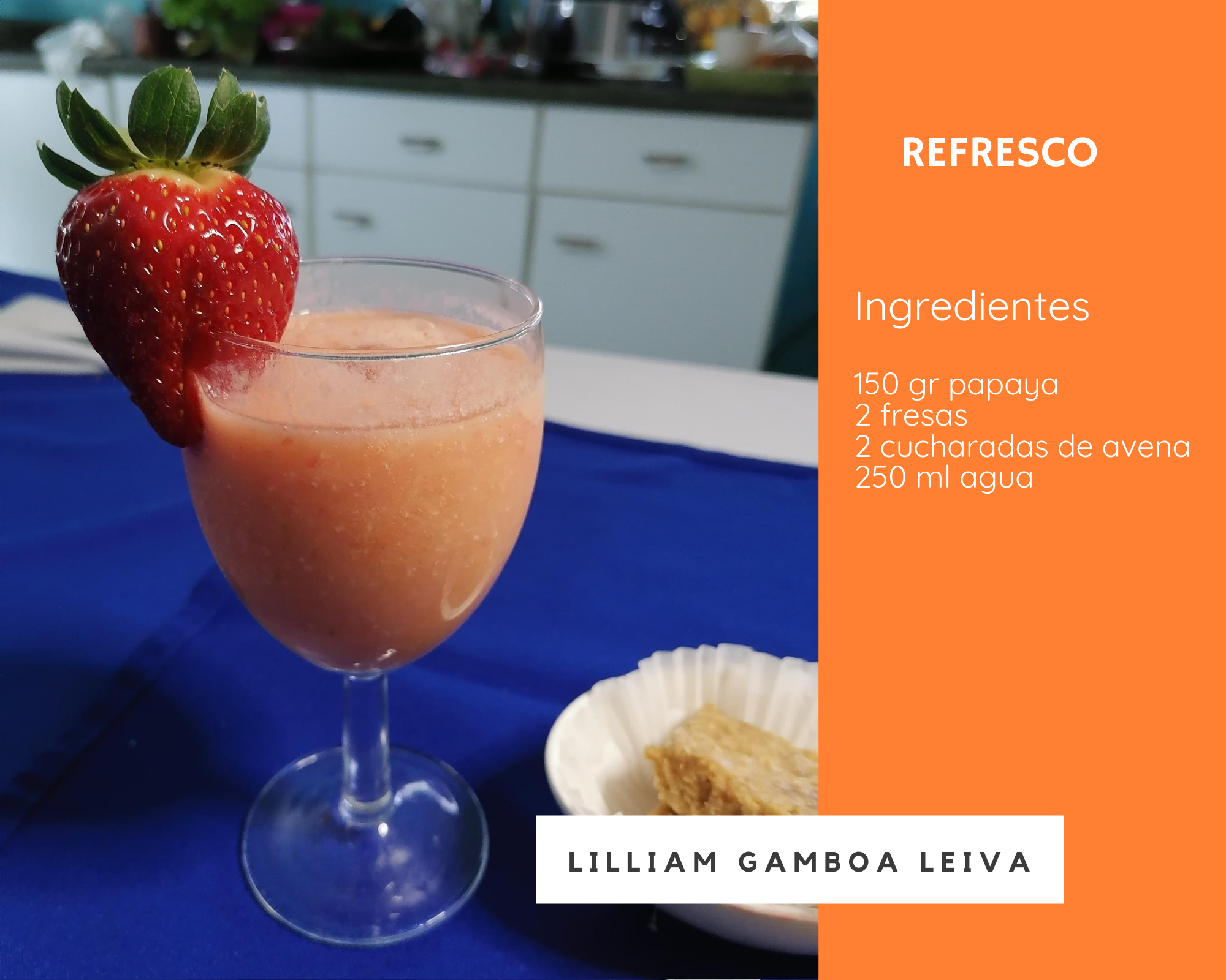 Batido Cremoso Saludable de Papaya y Fresas | Sistema de Información ...