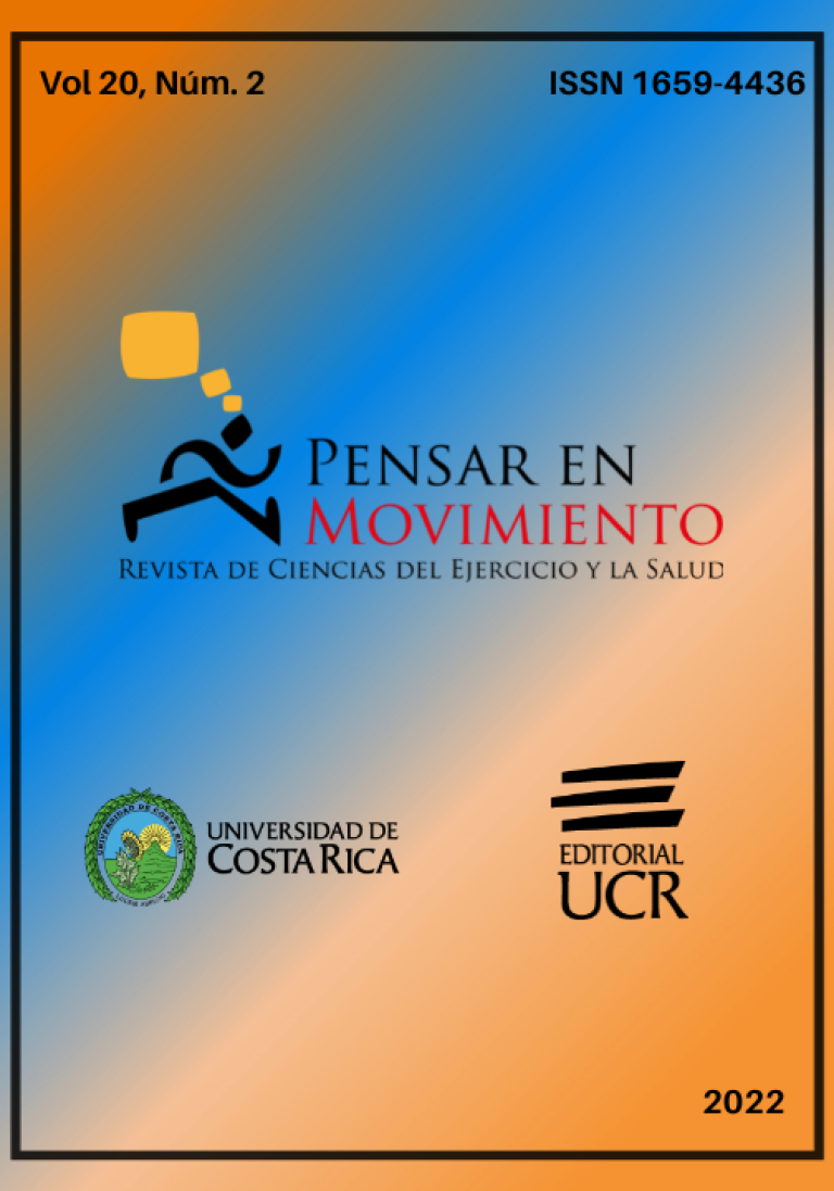 Pensar en Movimiento: Revista de Ciencias del Ejercicio y la Salud, UCR ...